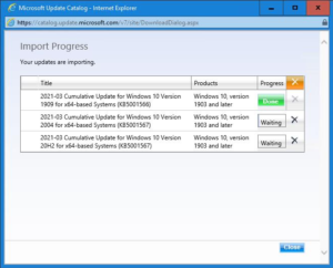 WSUS: Failed Import Microsoft Update Catalog updates Error - NanDocs