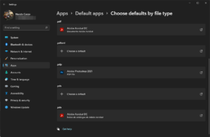 Default File Associations Apps in Windows 10 and 11 - NanDocs
