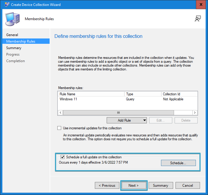 Create Windows 11 Device Collection in SCCM / Configuration Manager - NanDocs