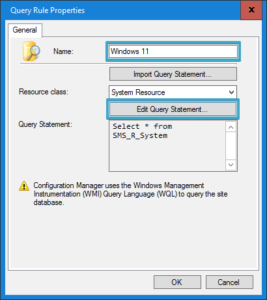 Create Windows 11 Device Collection in SCCM / Configuration Manager - NanDocs